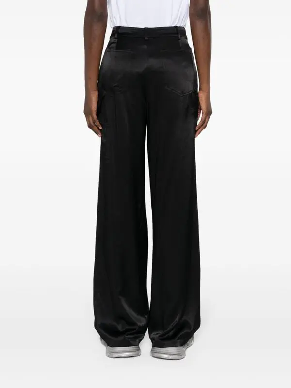 Moschino Satin-finish Wide-leg Trousers