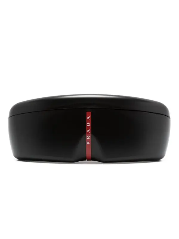 Prada Logo-debossed Square Sunglasses - Black