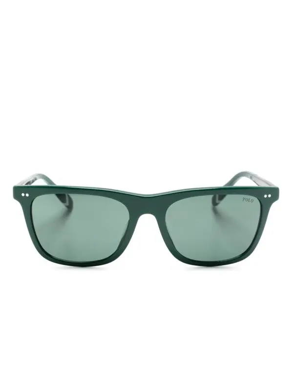 Polo Ralph Lauren Square-frame Sunglasses - Green