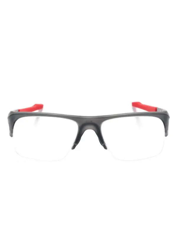 Oakley Plazlink Rectangle-frame Glasses - Grey