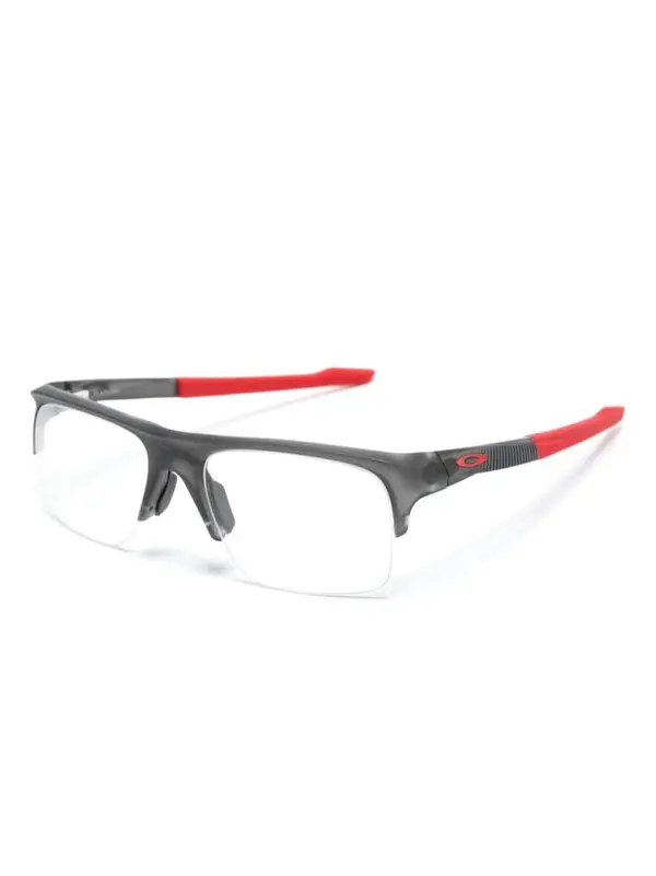 Oakley Plazlink Rectangle-frame Glasses - Grey