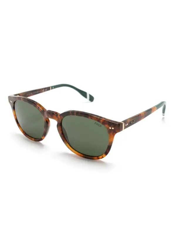 POLO RALPH LAUREN EYEWEAR Tortoiseshell-effect Square-frame Sunglasses
