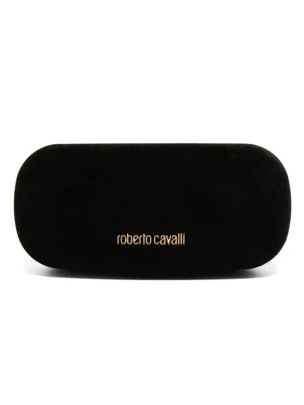 Roberto Cavalli Logo-plaque Oversized Sunglasses