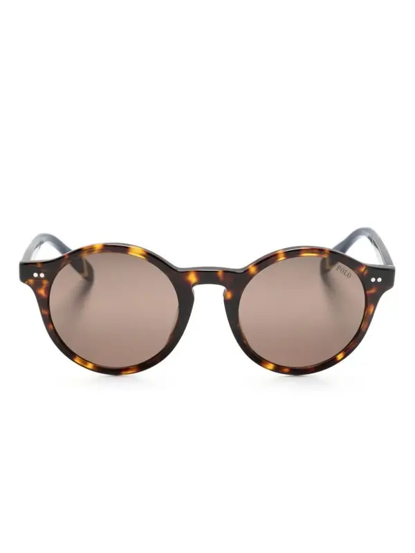 POLO RALPH LAUREN EYEWEAR Tortoiseshell Round-frame Sunglasses