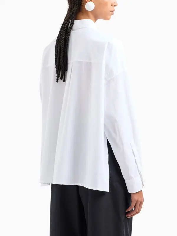 Emporio Armani Drop-shoulder Cotton Shirt
