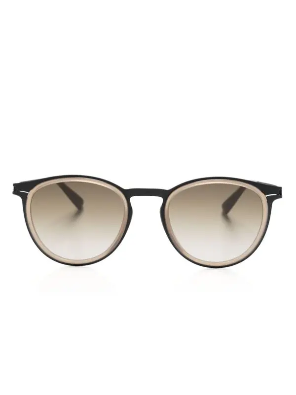 Mykita Siwa Round-frame Gradient-lenses Sunglasses - Brown