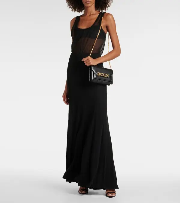 TOM FORD High-rise Jersey Maxi Skirt