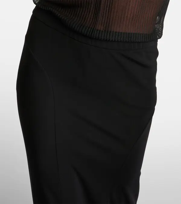 TOM FORD High-rise Jersey Maxi Skirt