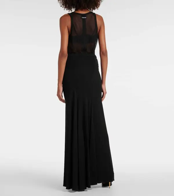 TOM FORD High-rise Maxi Skirt