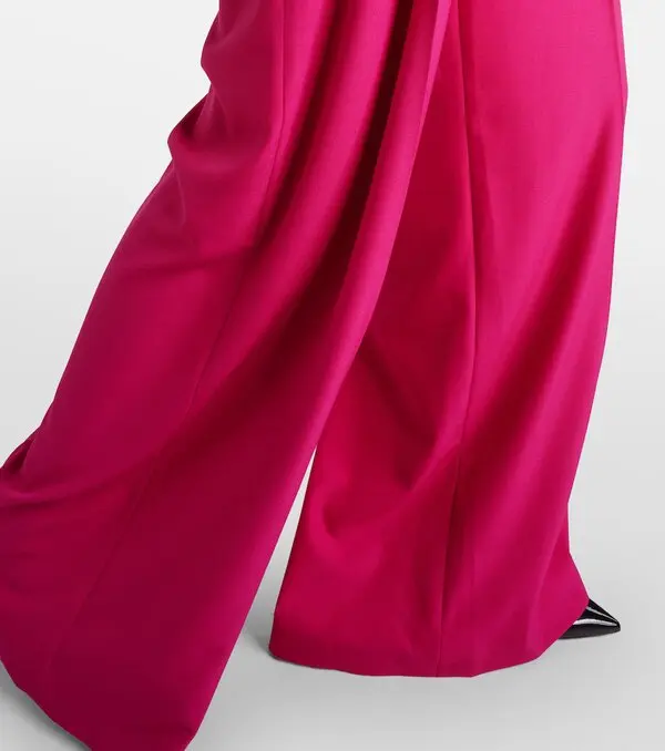 Alexandre Vauthier High-rise Wide-leg Pants - Pink