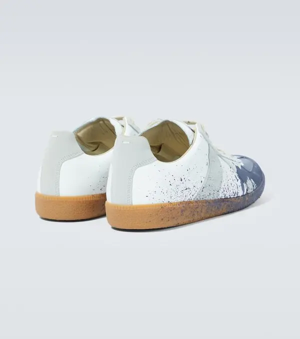 MAISON MARGIELA Replica Printed Leather Sneakers