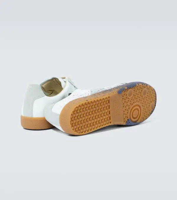 MAISON MARGIELA Replica Printed Leather Sneakers