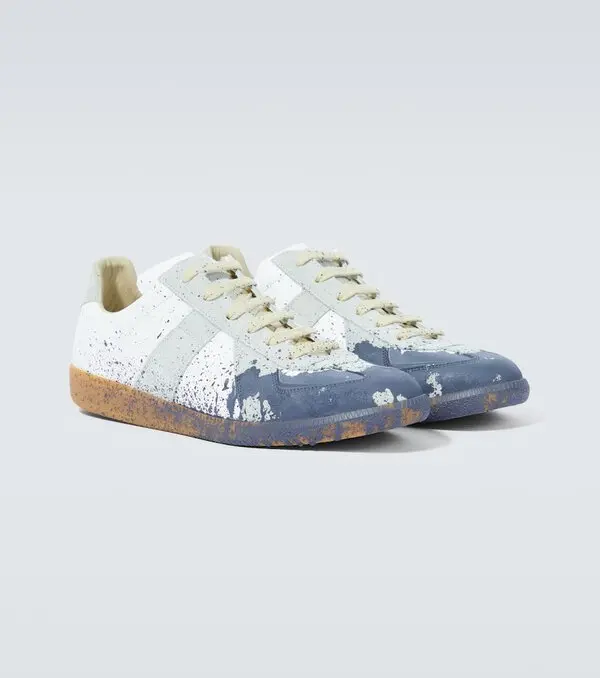 MAISON MARGIELA Replica Printed Leather Sneakers