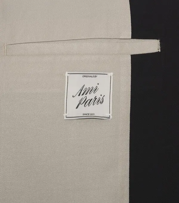AMI Paris Virgin Wool Blazer - Black