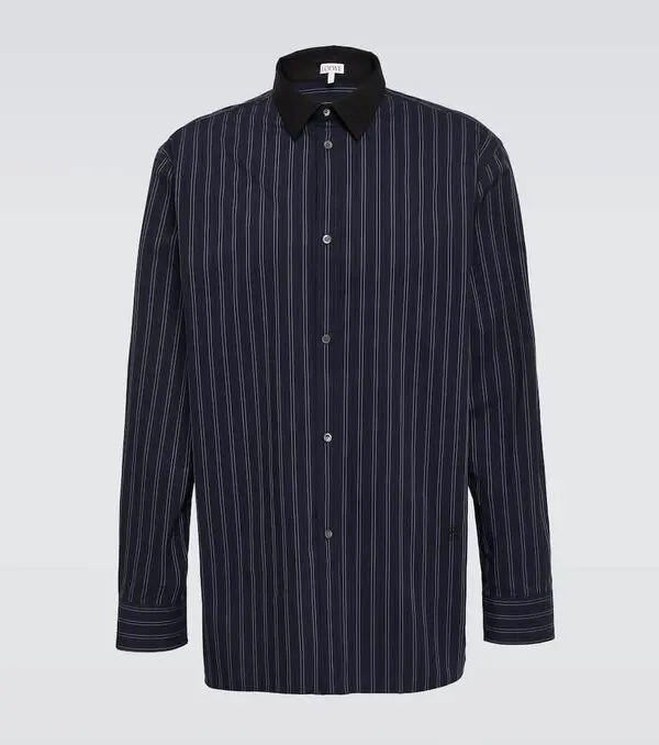 Loewe Striped Cotton Poplin Shirt