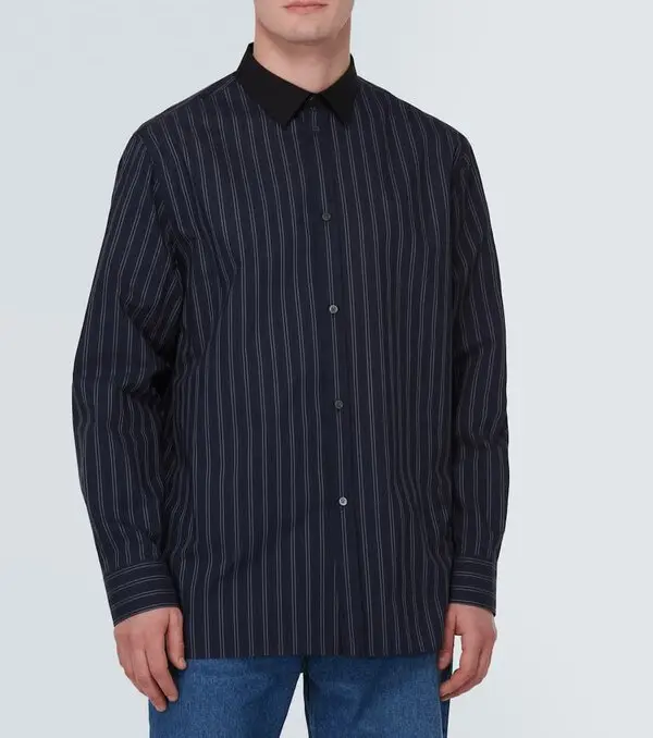 Loewe Striped Cotton Poplin Shirt