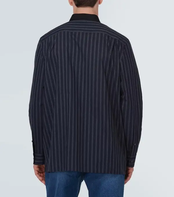 Loewe Striped Cotton Poplin Shirt
