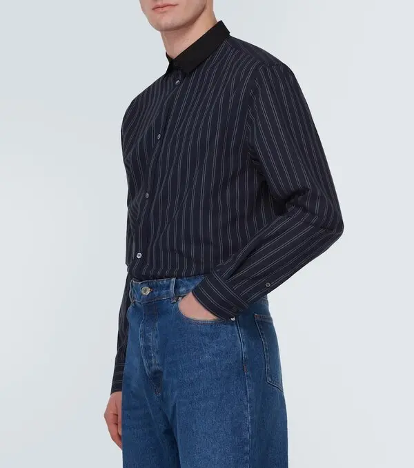 Loewe Striped Cotton Poplin Shirt