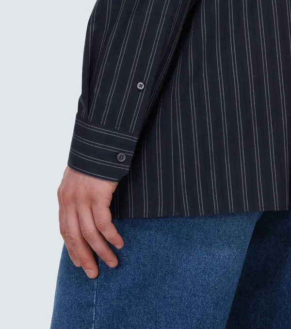 Loewe Striped Cotton Poplin Shirt