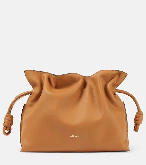 Loewe Flamenco Leather Clutch