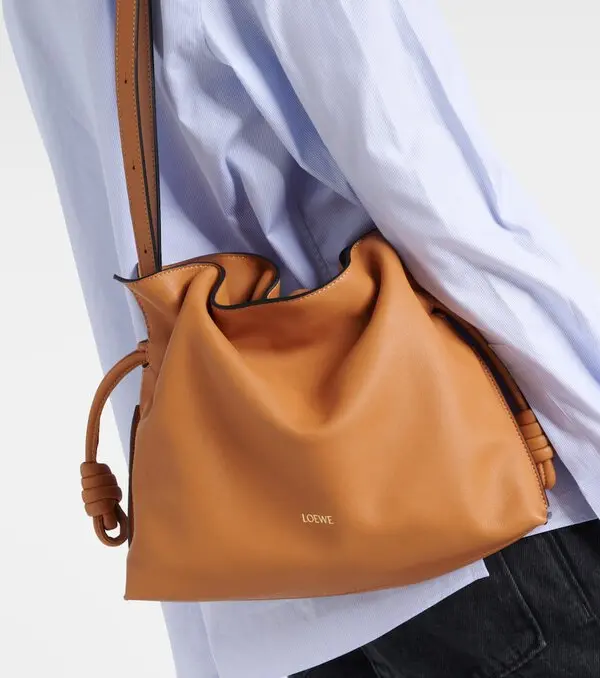 Loewe Flamenco Leather Clutch