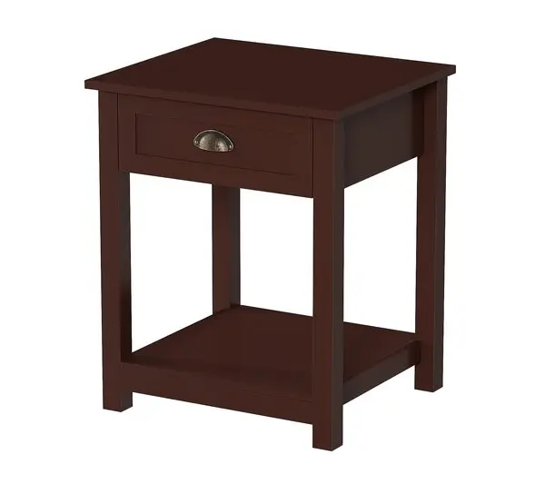 LAVISH HOME Classic Shaker-style End Table With Drawer