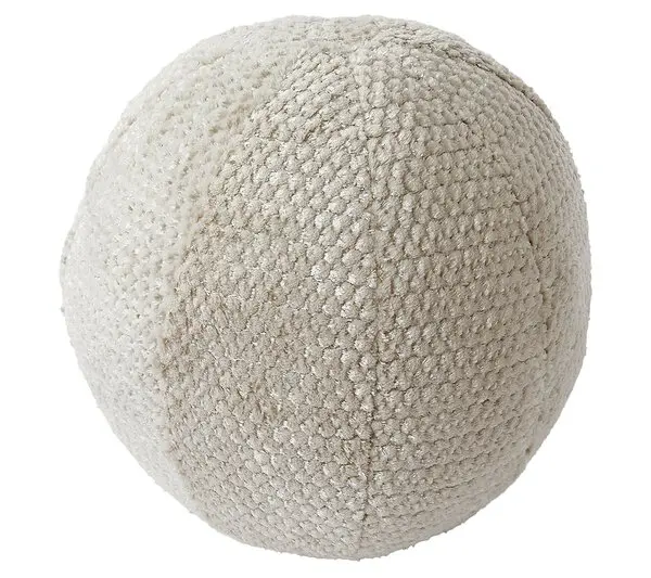 SORRA HOME Indoor Cozy 10 Inch Ball Pillow - One-color