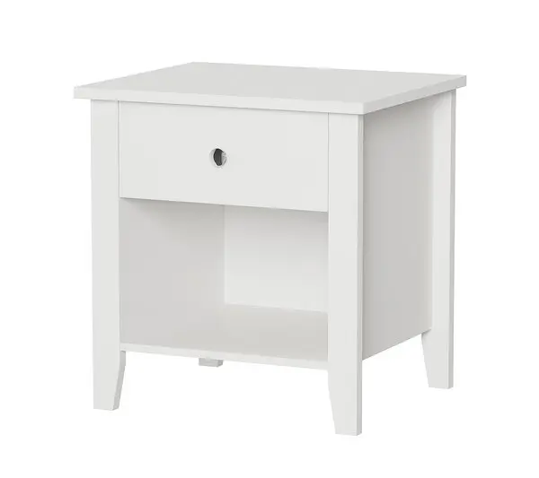 LAVISH HOME End Table With Drawer Traditional S Tyle Table
