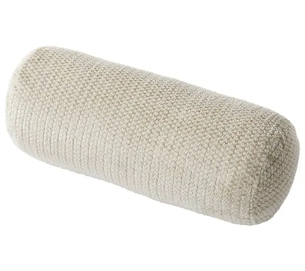 SORRA HOME Indoor Cozy 16 Inch Bolster Pillow - One-color