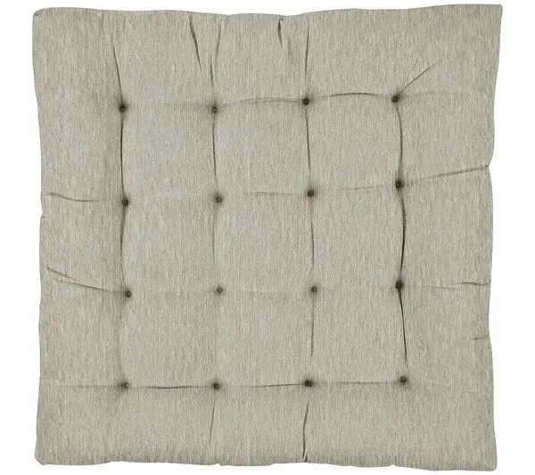 SORRA HOME Indoor Tufted 40 Inch Floor Pillow S Ingle - One-color