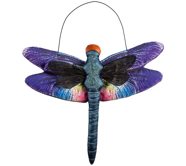 EVERGREEN Dragonfly Fluttering Door Decor - One-color