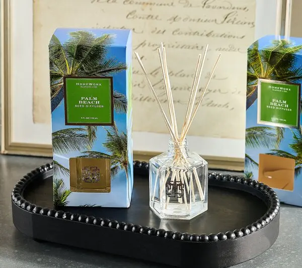HomeWorx By Slatkin + Co. S/2 Palm Beach Reeddiffusers