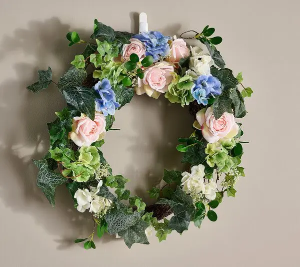 VALERIE PARR HILL 22' English Rose Garden Wreath Valerie - One-color