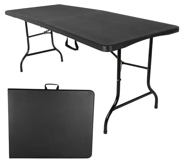 EVERYDAY HOME Folding 6-foot Table Lightweight Ortable Desk - One-color