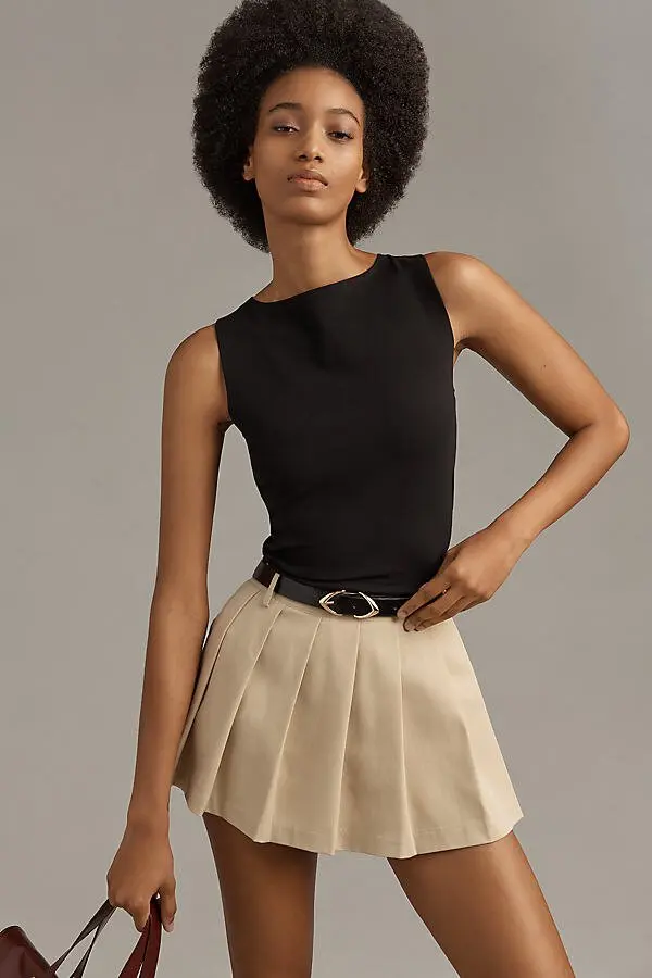 REFORMATION Dusk Knit Top - Black