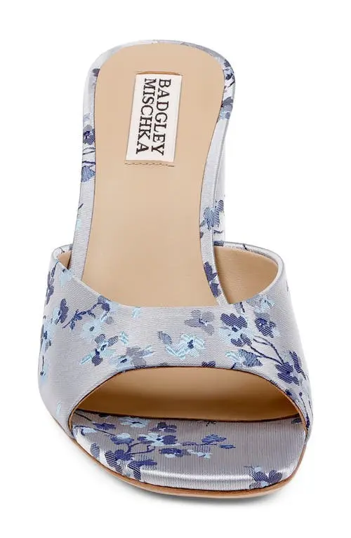 Badgley Mischka Cadence Slide Sandal - Light Blue