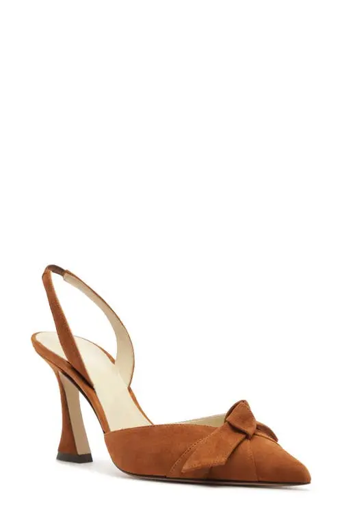 ALEXANDRE BIRMAN Clarita Pointed Toe Slingback Pump - Espresso