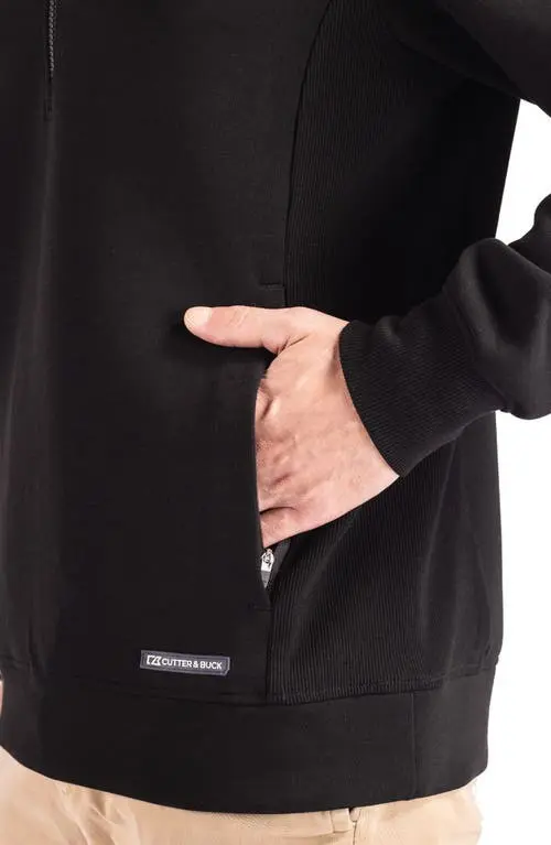 Cutter & Buck Roam Quarter Zip Pullover - Black