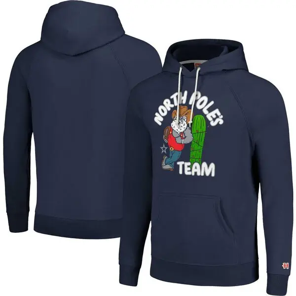 HOMAGE Dallas Cowboys Holiday Raglan Pullover Sweatshirt