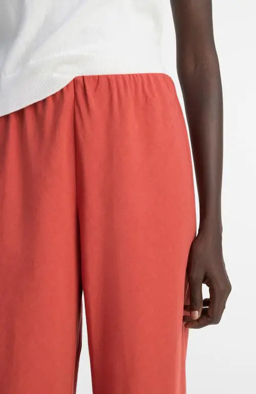 Vince Cotton-blend Wide Leg Pants