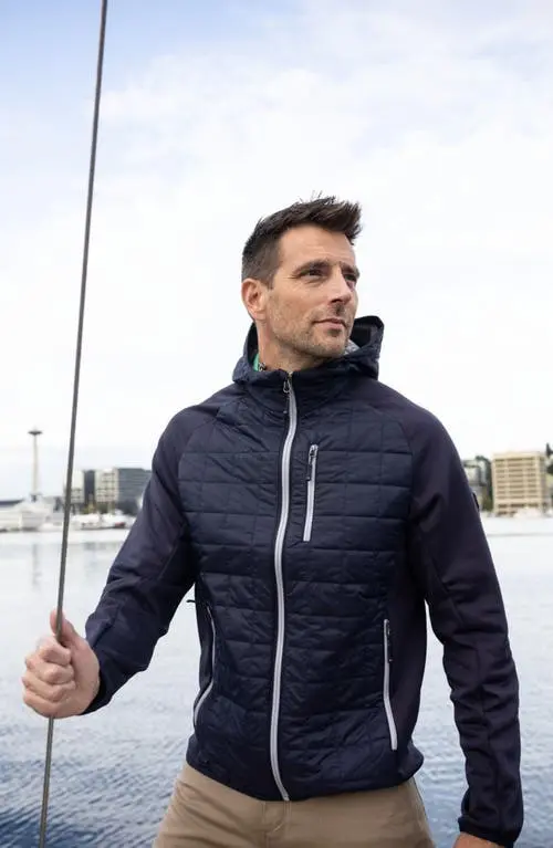Cutter & Buck Rainier Primaloft® Hybrid Jacket - Dark Navy