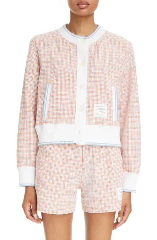 Thom Browne Tweed Cardigan Jacket