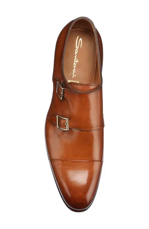 Santoni Ira Double Monk Strap Shoe