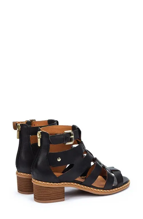 Pikolinos Blanes Caged Sandals - Black