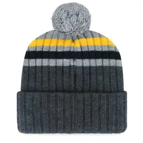 '47 Pittsburgh Pirates Stack Cuffed Knit Hat With Pom
