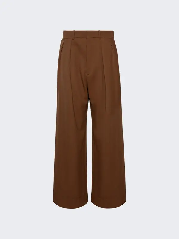 Wardrobe.NYC Low Rise Trousers - Brown
