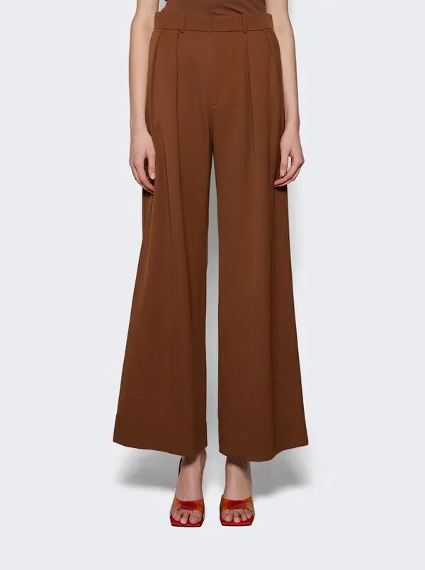 Wardrobe.NYC Low Rise Trousers - Brown
