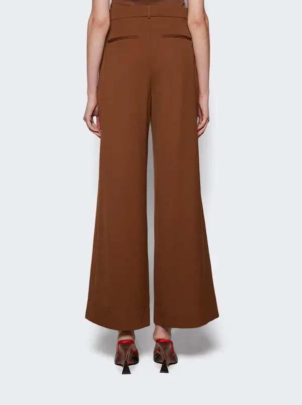 Wardrobe.NYC Low Rise Trousers - Brown
