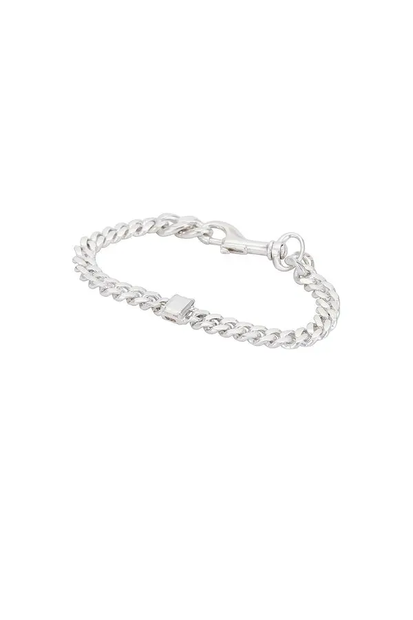 MARTINE ALI Stone Thin Link Bracelet - Silver