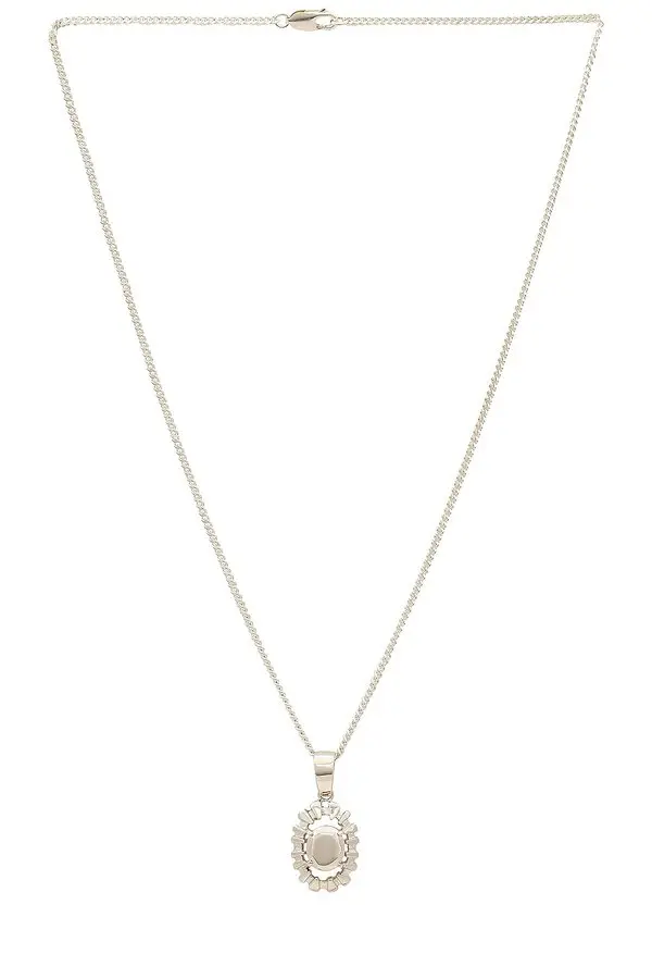 MARTINE ALI 925 Sterling Henri Stone Necklace - Silver